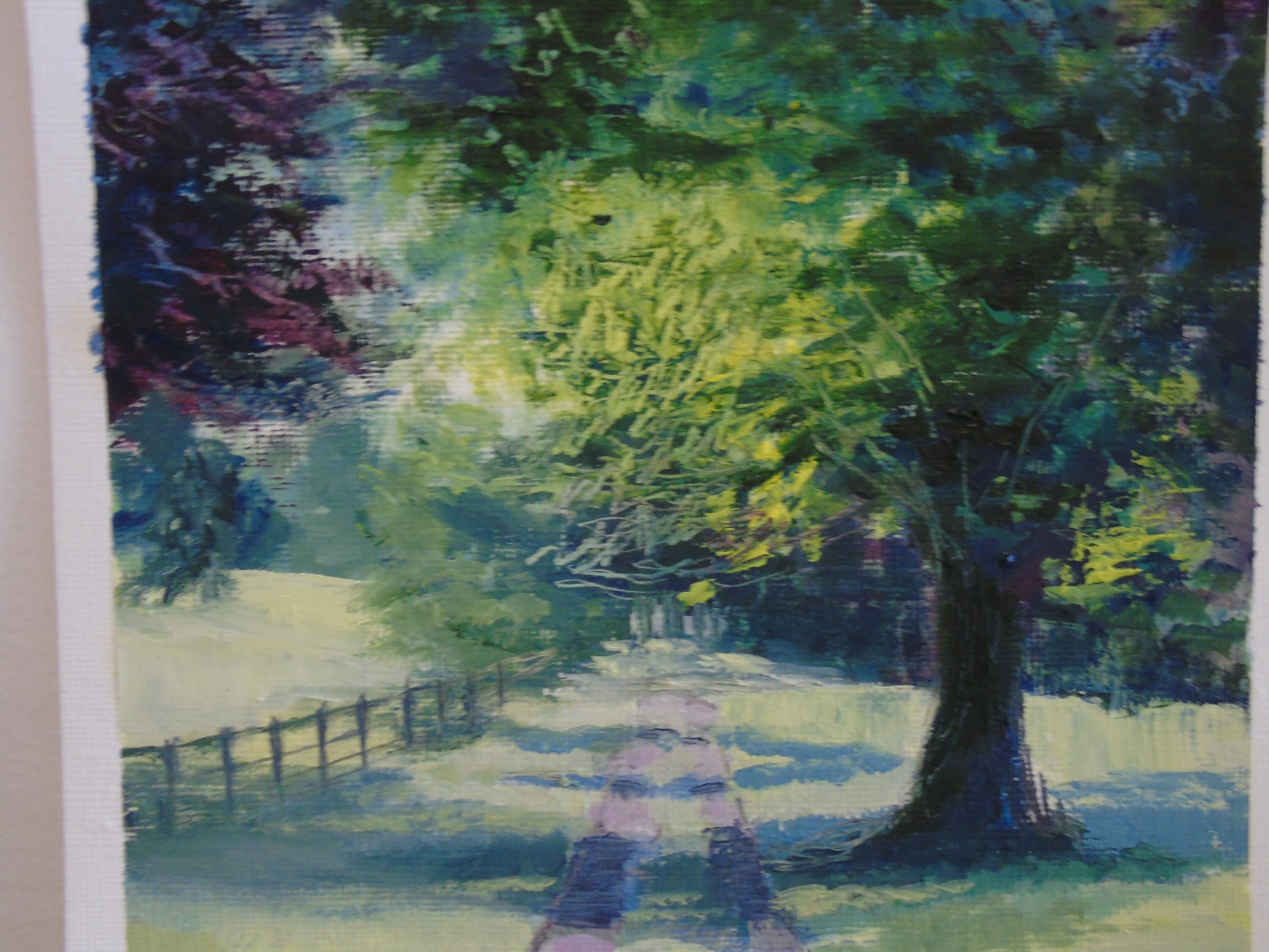 Small Oil Painting, Summer Woodland Landscape, Trees, Original Art, 16 ...