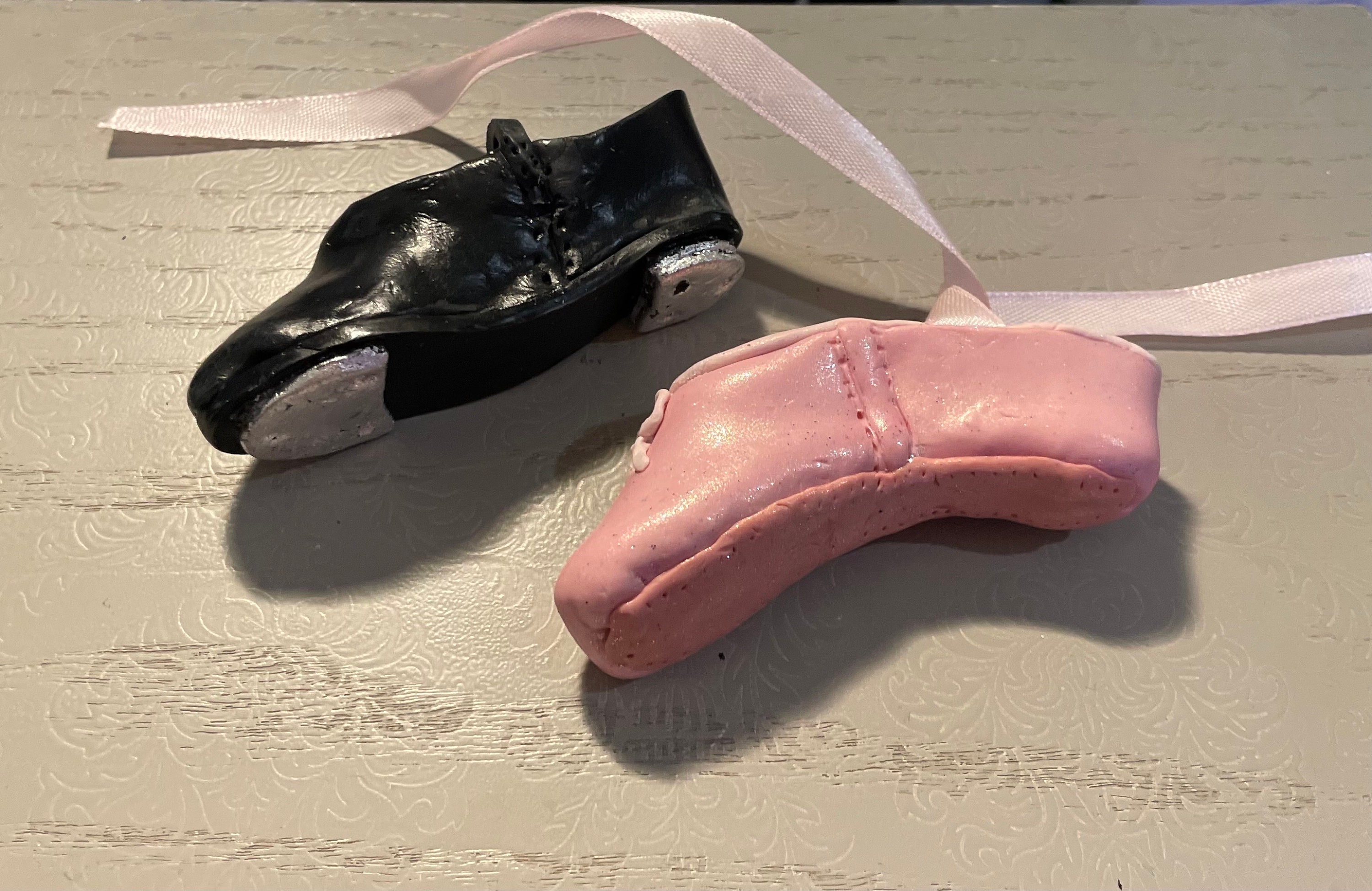 Cake Topper Tap and Ballet Shoe -clay Keepsake - Etsy