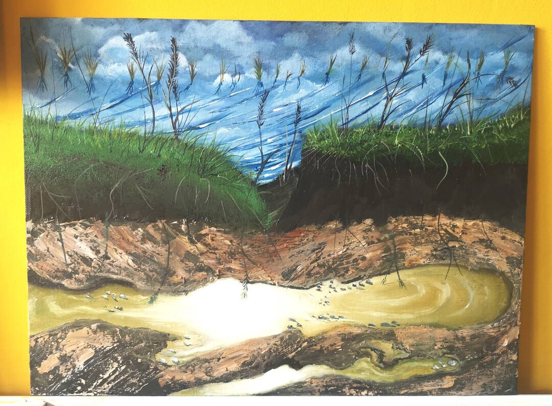 Puddle of Mud Oil Painting Original - Etsy