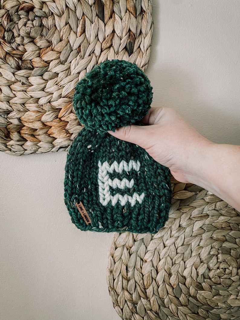 The Monogram Classic English Boxwood Hat With Pom Pom // - Etsy