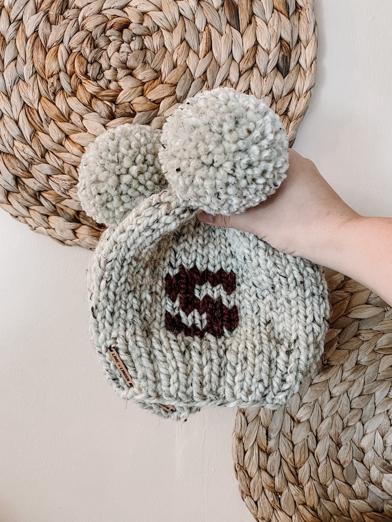 The Monogram Classic English Boxwood Hat With Pom Pom // - Etsy