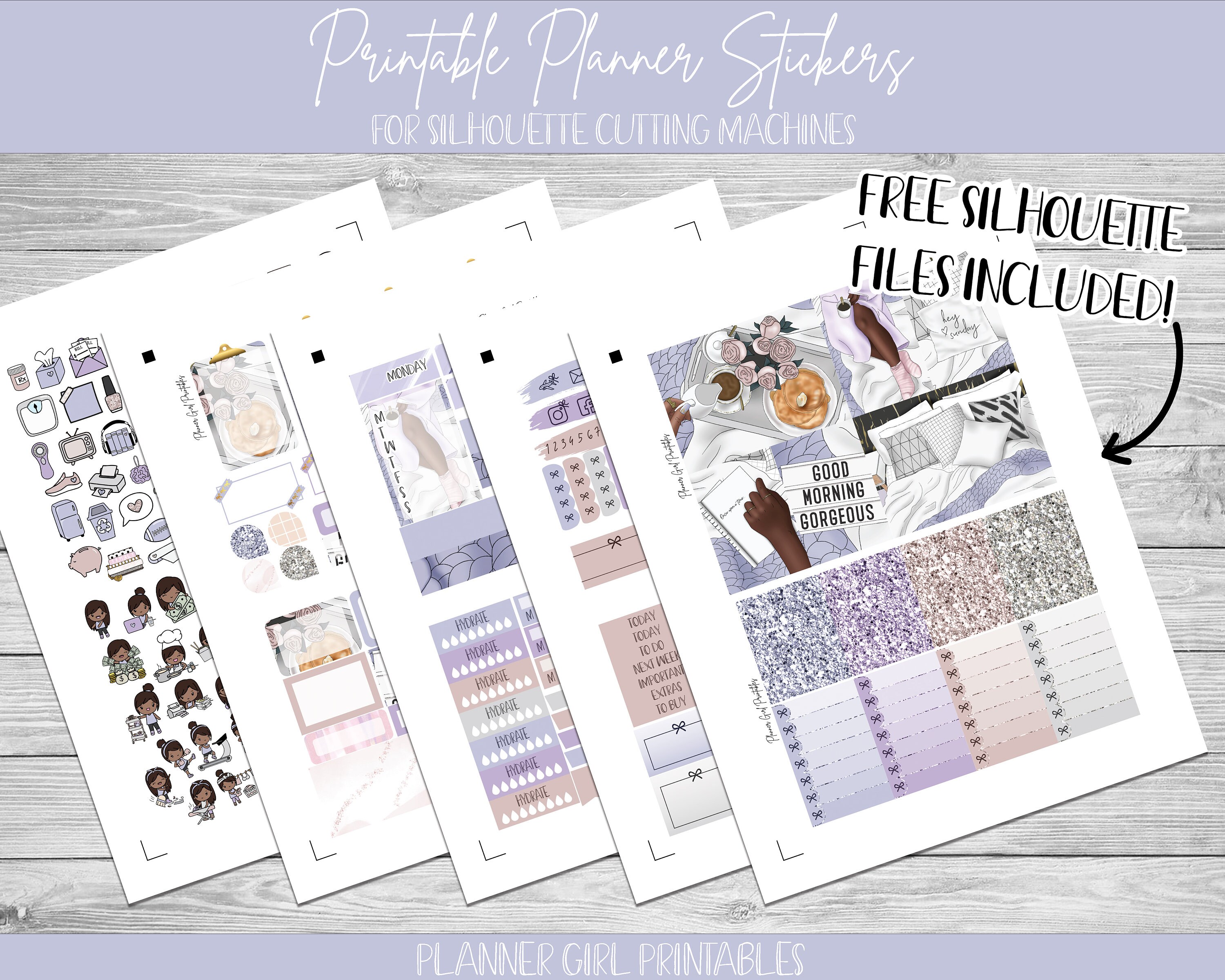 PRINTABLE Happy Planner Classic Stickers Weekly Kit Lazy | Etsy