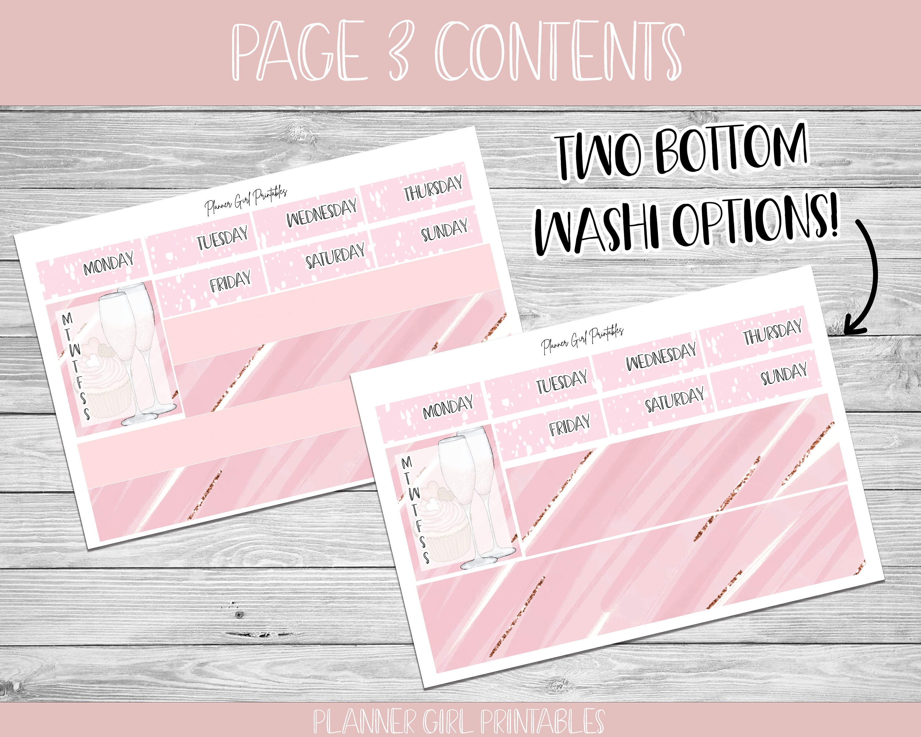 PRINTABLE Standard Vertical Planner Stickers Weekly Kit XOXO - Etsy