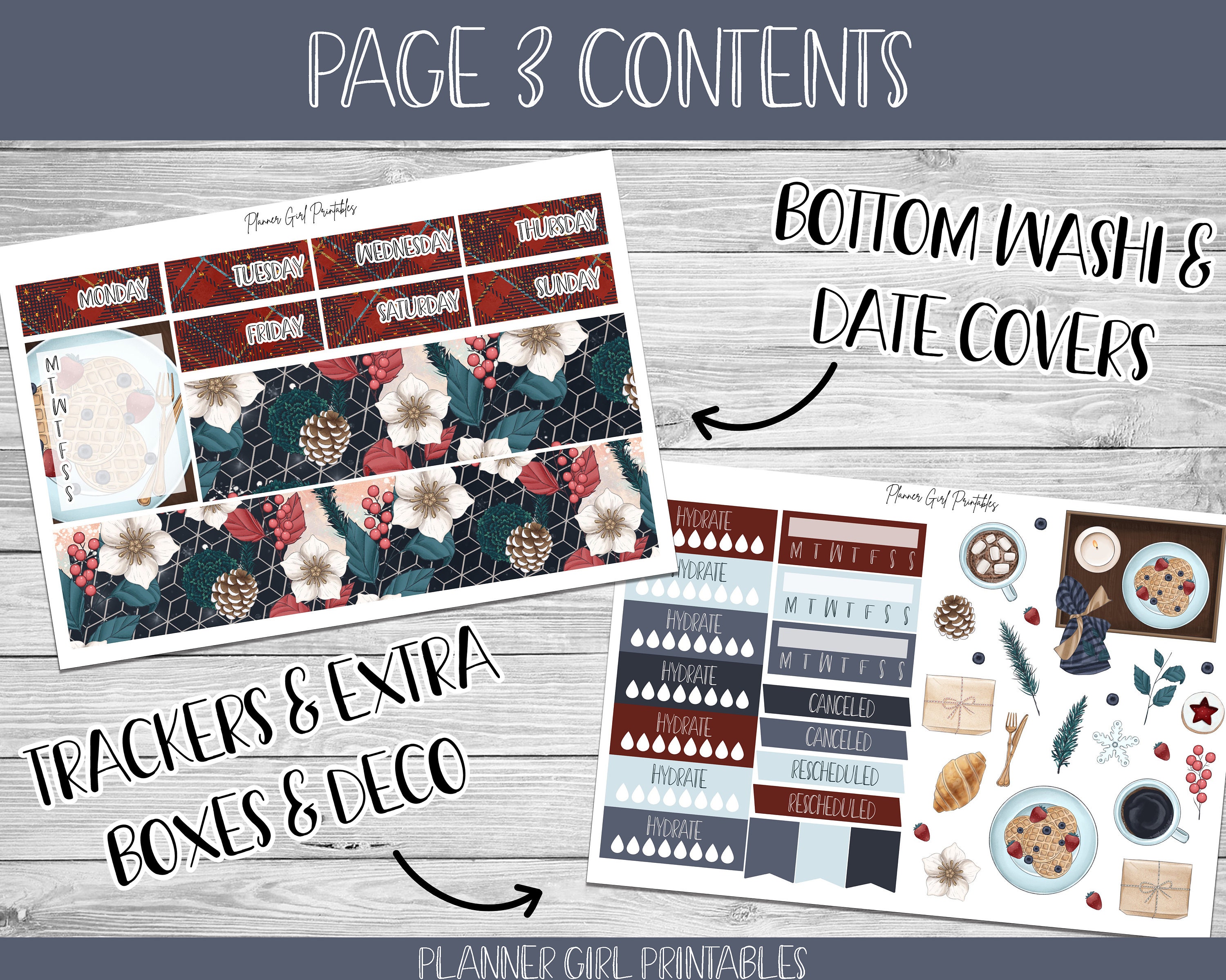 PRINTABLE Standard Vertical Planner Stickers Weekly Kit - Etsy