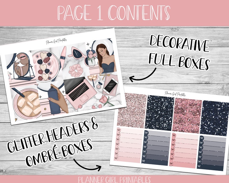 PRINTABLE Standard Vertical Planner Stickers Weekly Kit Miss - Etsy