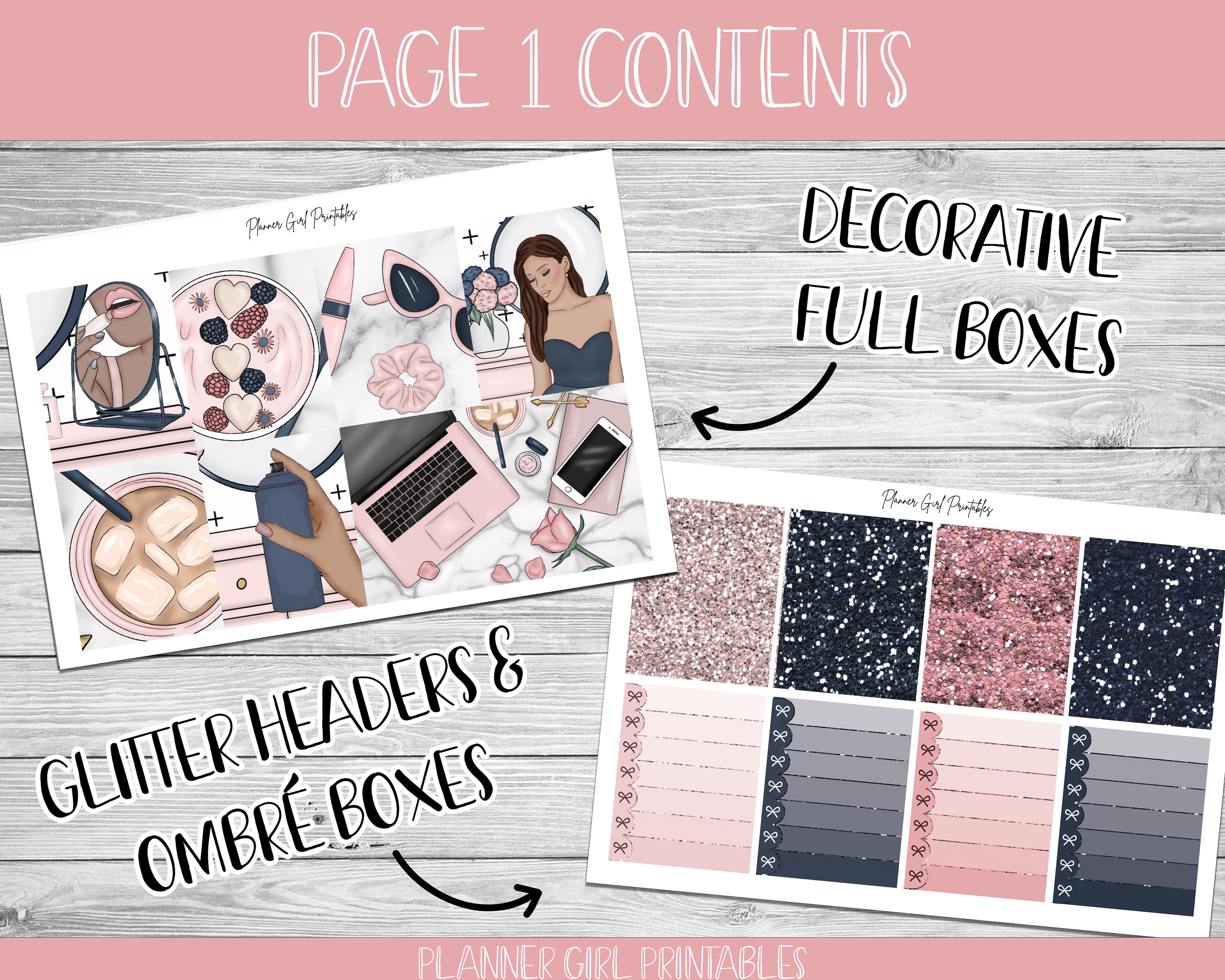 PRINTABLE Standard Vertical Planner Stickers Weekly Kit Miss - Etsy