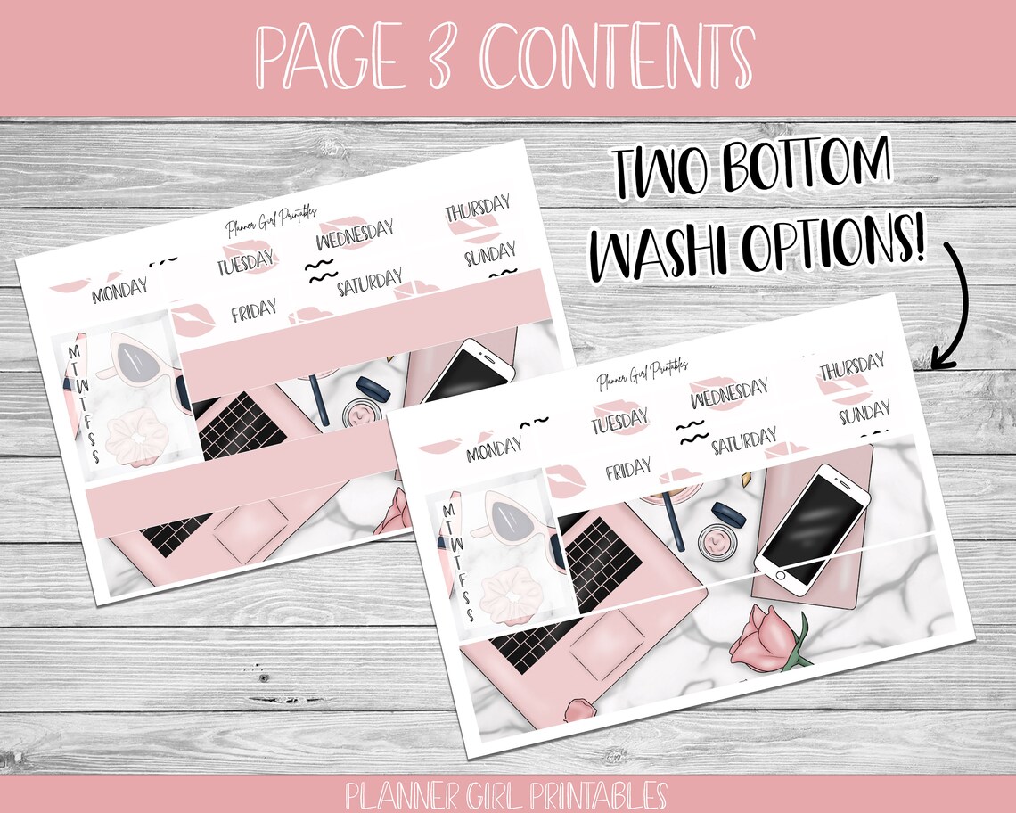 PRINTABLE Standard Vertical Planner Stickers Weekly Kit Miss | Etsy