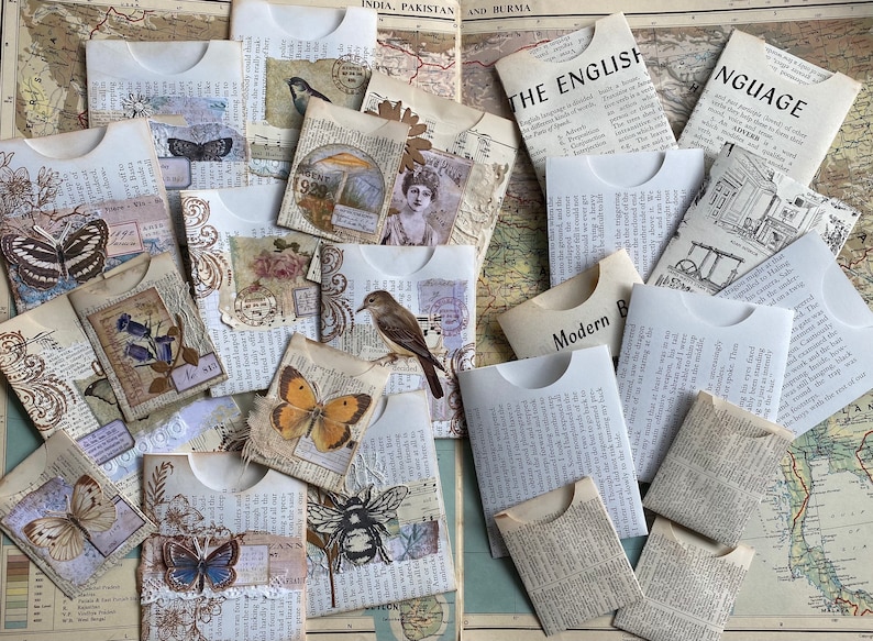 Diy Junk Journal Pockets at Melvin Slater blog