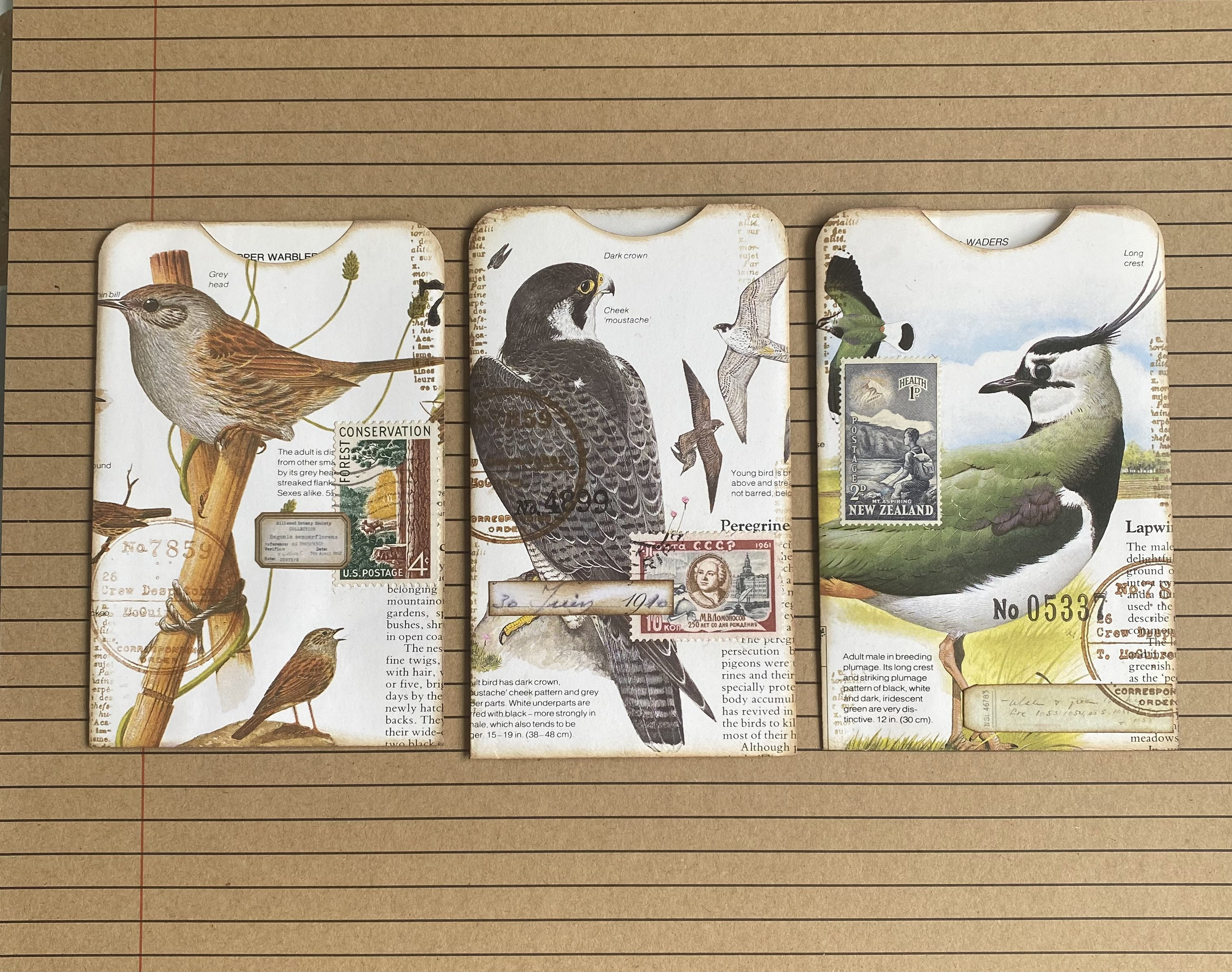 Handmade Junk Journal Pockets. Lucky Dip 6 Pack. Junk Journal Supplies ...