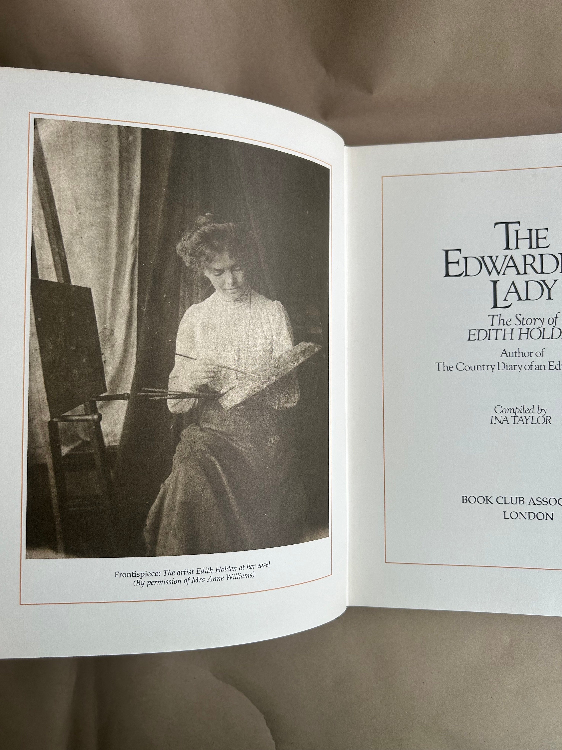 The Edwardian Lady - the Story of Edith Holden. Hardback With Dust ...