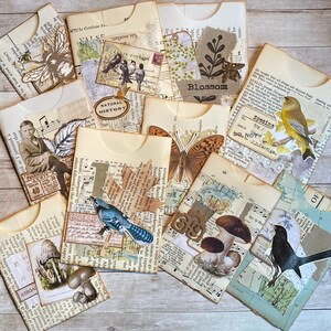 Handmade Junk Journal Pockets. 10 Pack. Junk Journal Supplies. Vintage ...