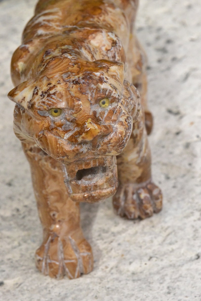 Jasper Stone Leopard - Etsy