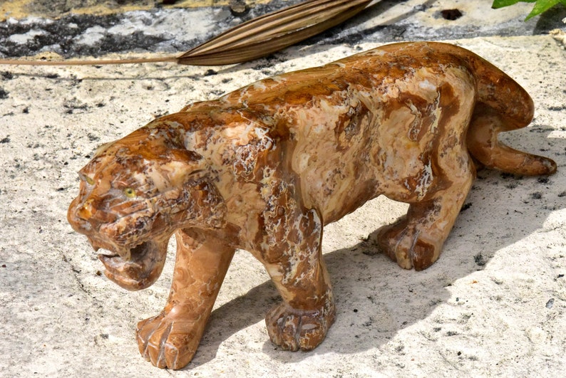 Jasper Stone Leopard - Etsy