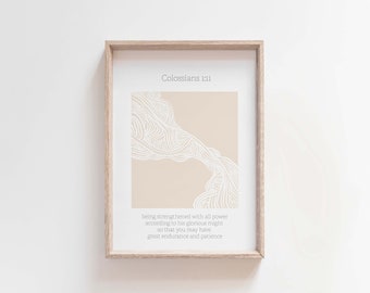 Abstract Art | Modern Scripture Decor | Bible Verse Prints | Christian ...