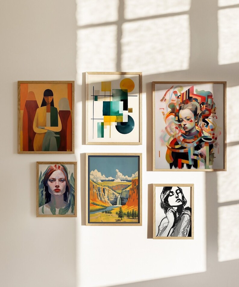 200 Printable Eclectic Wall Art Prints for Home Decor Maximalist ...
