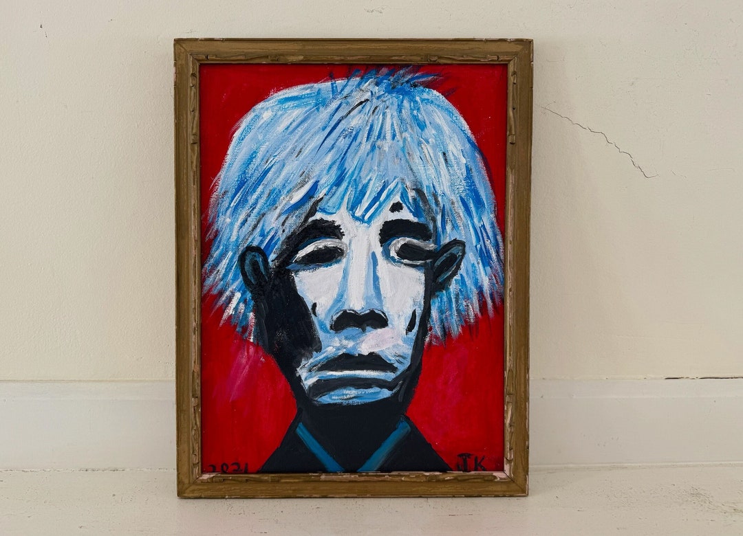 Outsider Art Portrait; Original Abstract Expressionist Contemporary ...