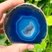 Blue Agate Geode Brazilian Agate Geode Geode Crystal Blue | Etsy