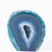 Blue Agate Geode Brazilian Agate Geode Geode Crystal Blue | Etsy
