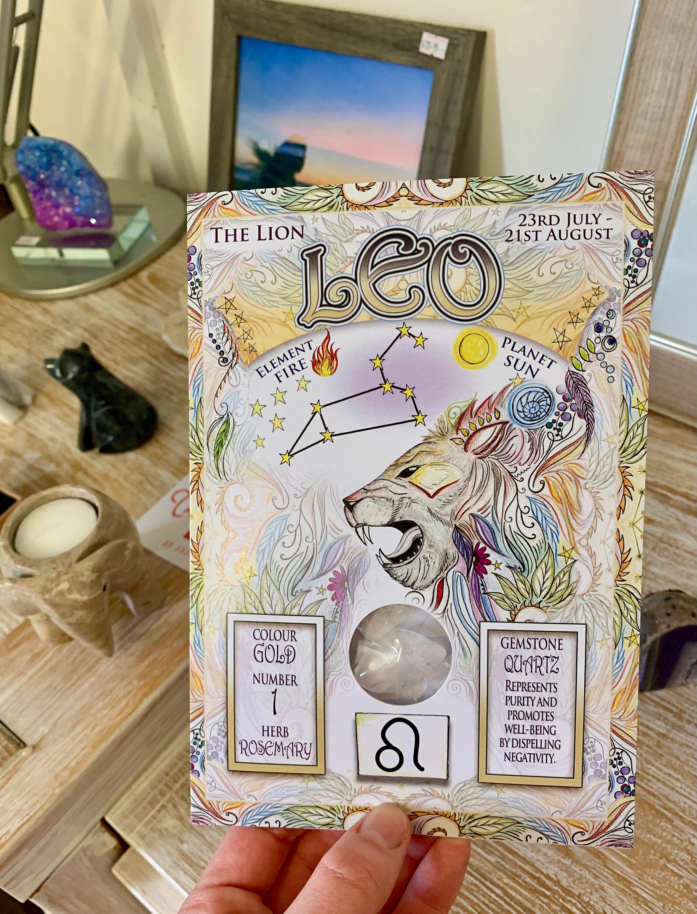 Leo Zodiac card Leo Zodiac Leo Zodiac Birthstone Zodiac | Etsy