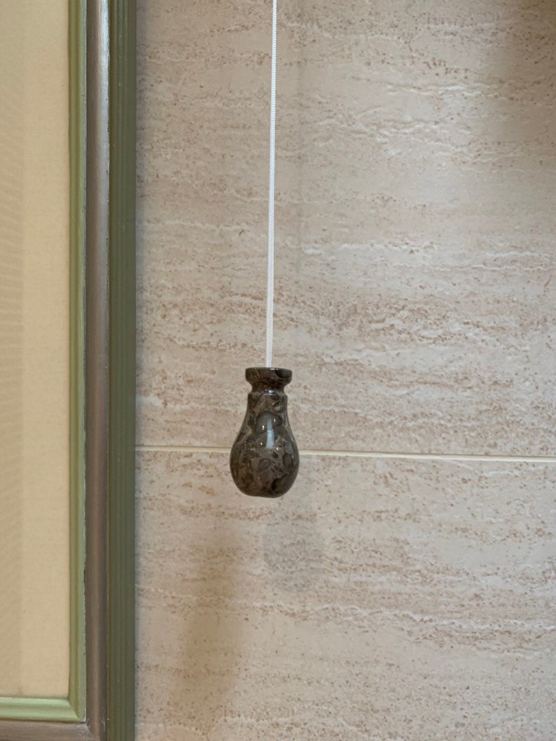 Dark Fossilstone Light Pull Marble Light Pull Marble Dark - Etsy