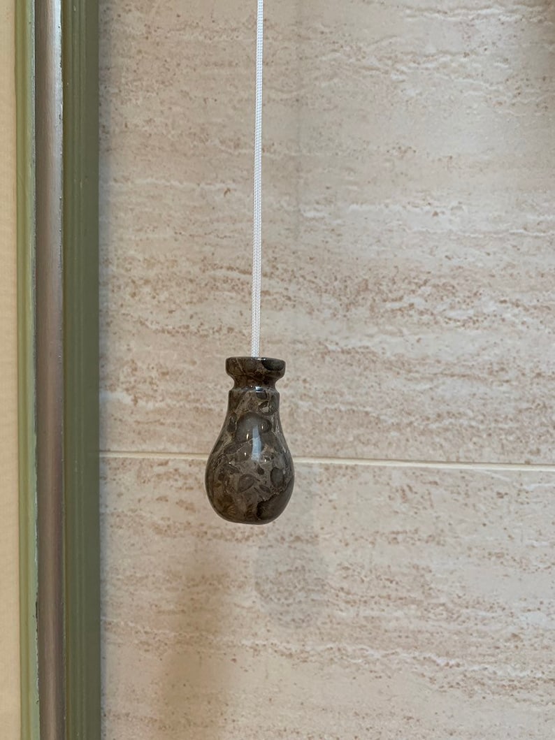 Dark Fossilstone Light Pull Marble Light Pull Marble Dark - Etsy