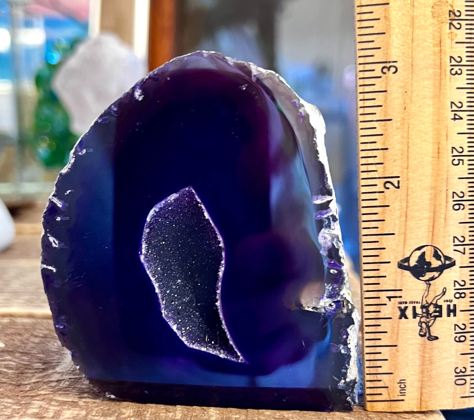 Purple Agate Geode Brazilian Agate Geode Purple Agate - Etsy UK