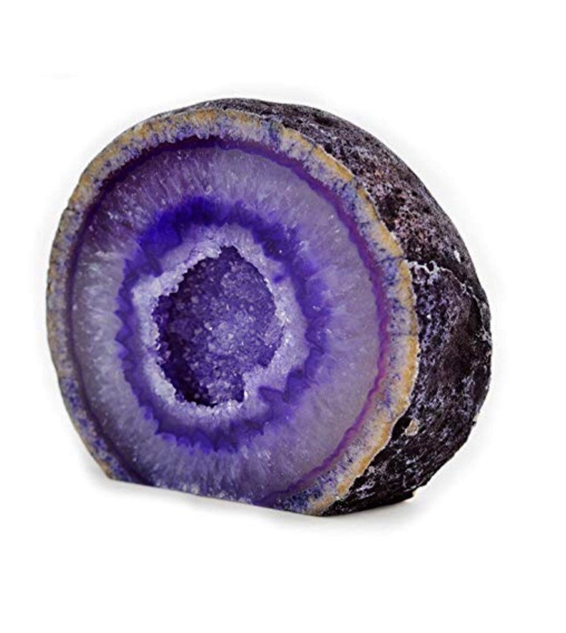 Purple Agate Geode Brazilian Agate Geode Purple Agate | Etsy UK