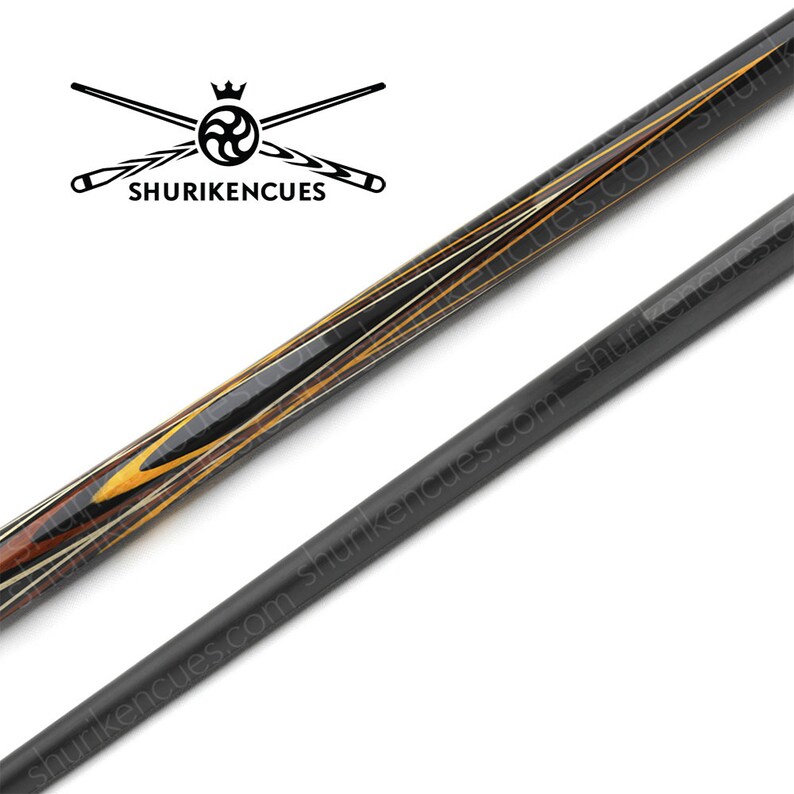 Taco de billar Shuriken Blacktulip Tulip 5p largo trenzado fullsplice ...