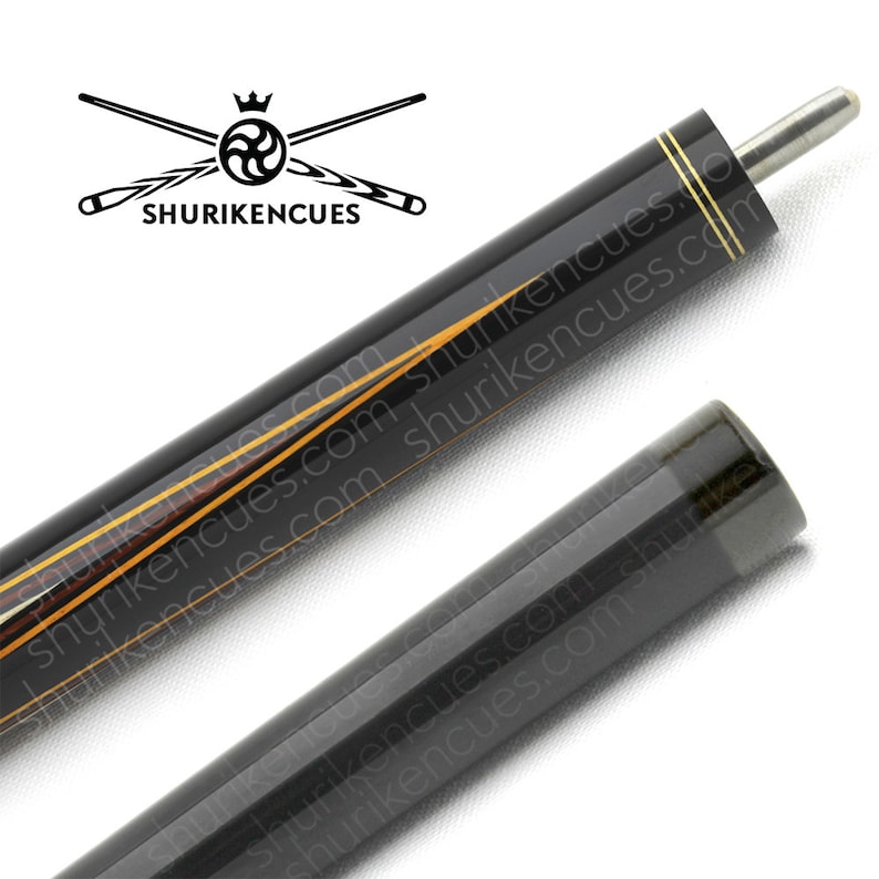 Billiards Pool Cue Shuriken Blacktulip Tulip 5p Long Plaited Fullsplice ...