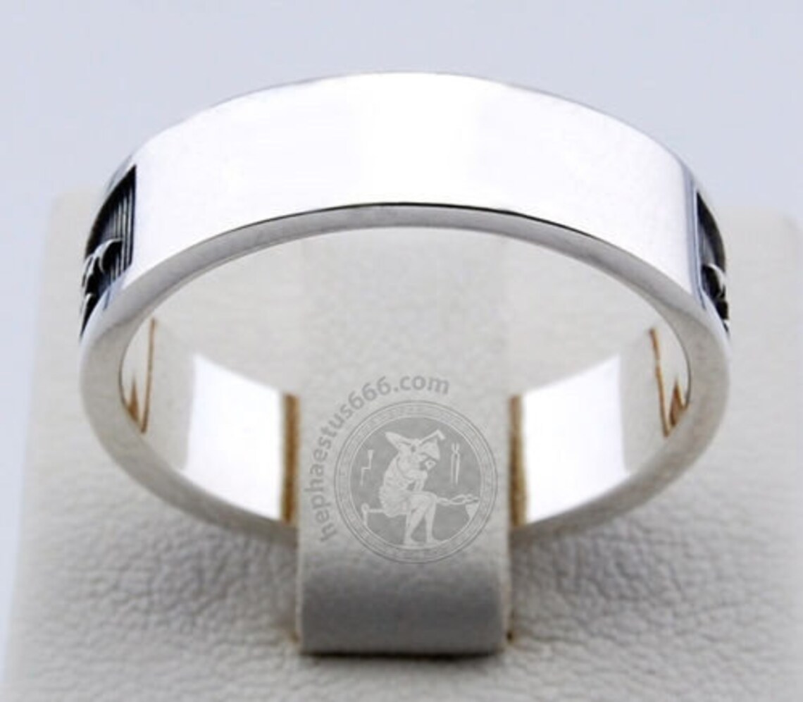 Custom Size Skyrim Silver Ring Skyrim Ring Dragonborn Skyrim - Etsy