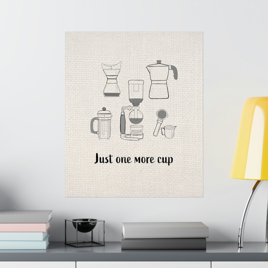 Coffee Art Print, Coffee Shop Poster, Coffee Bar Decor, Coffee Lover ...