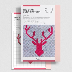 Stag - Quilt Pattern for Beginners RAA0002 - Etsy