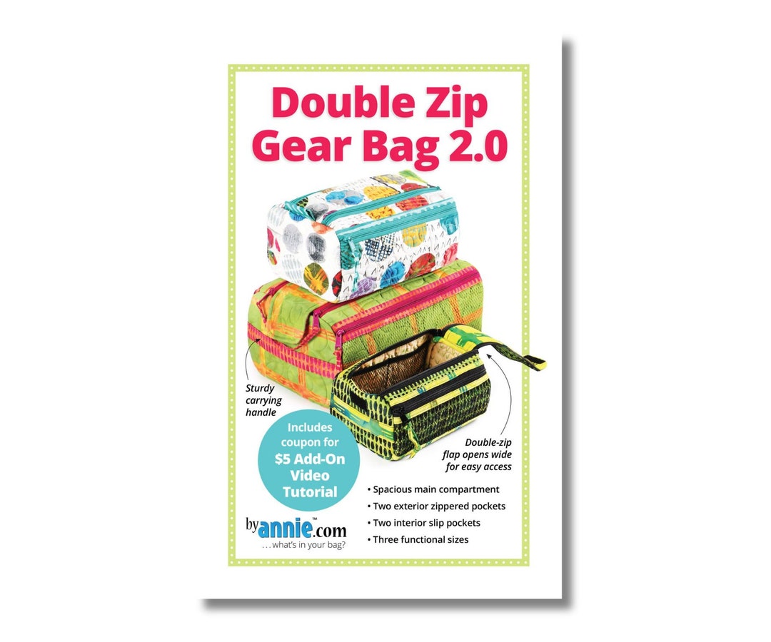 Double Zip Gear Bag 2.0 - PBA257-2 - Etsy