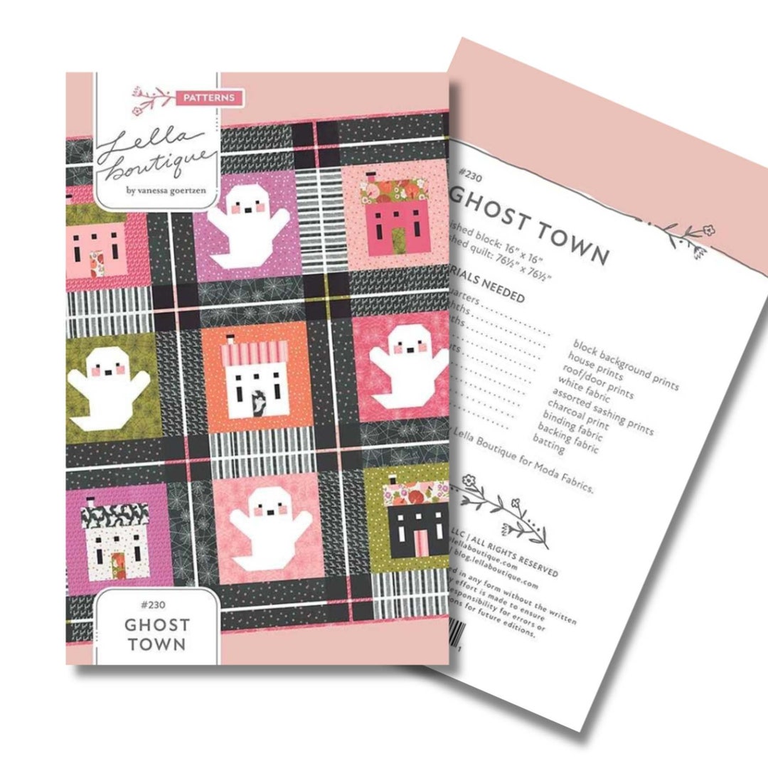 Ghost Town Quilt Pattern LB 230 Lella Boutique - Etsy