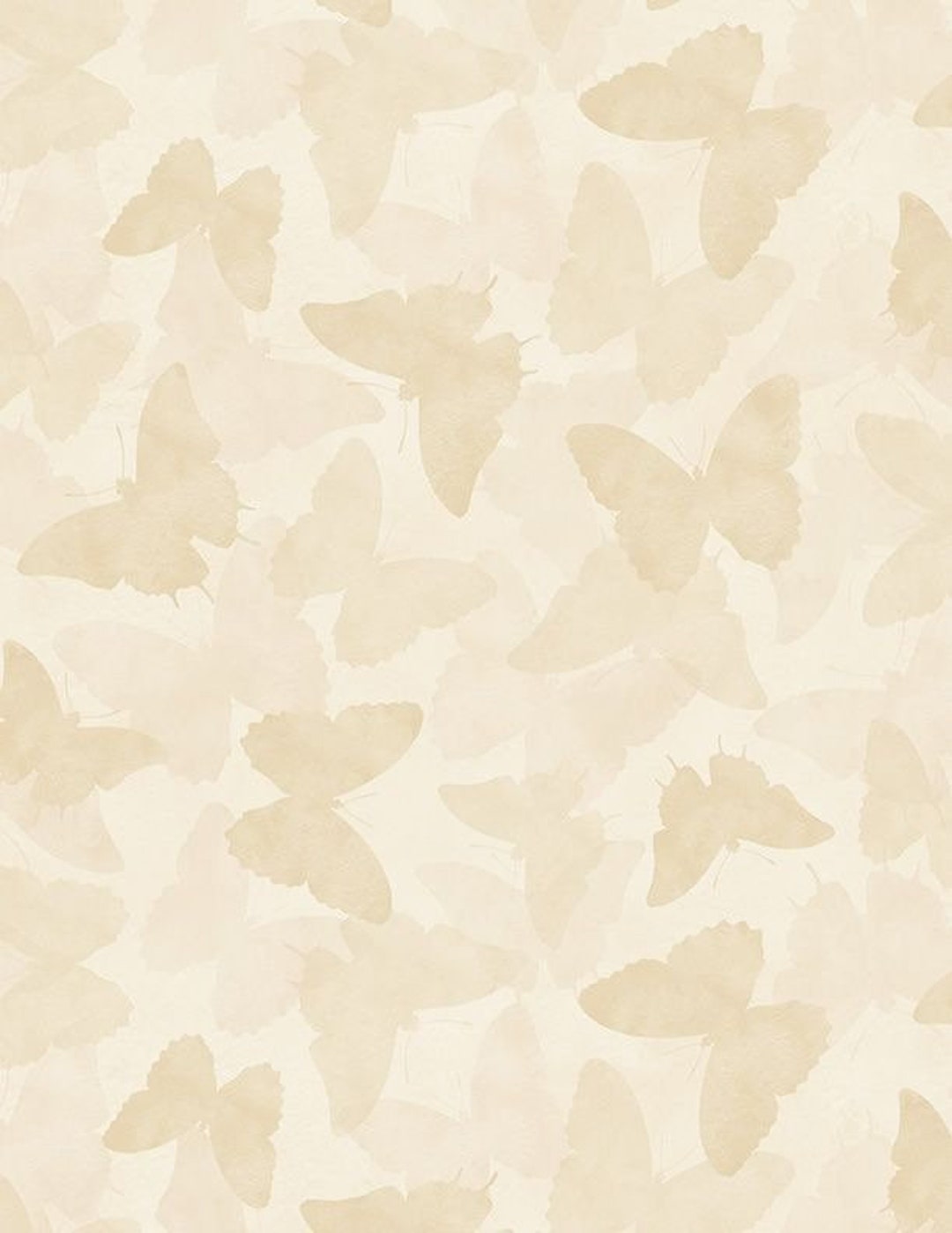 Daydream Garden - Tonal Butterflies Cream 3056 50016 221 - Etsy