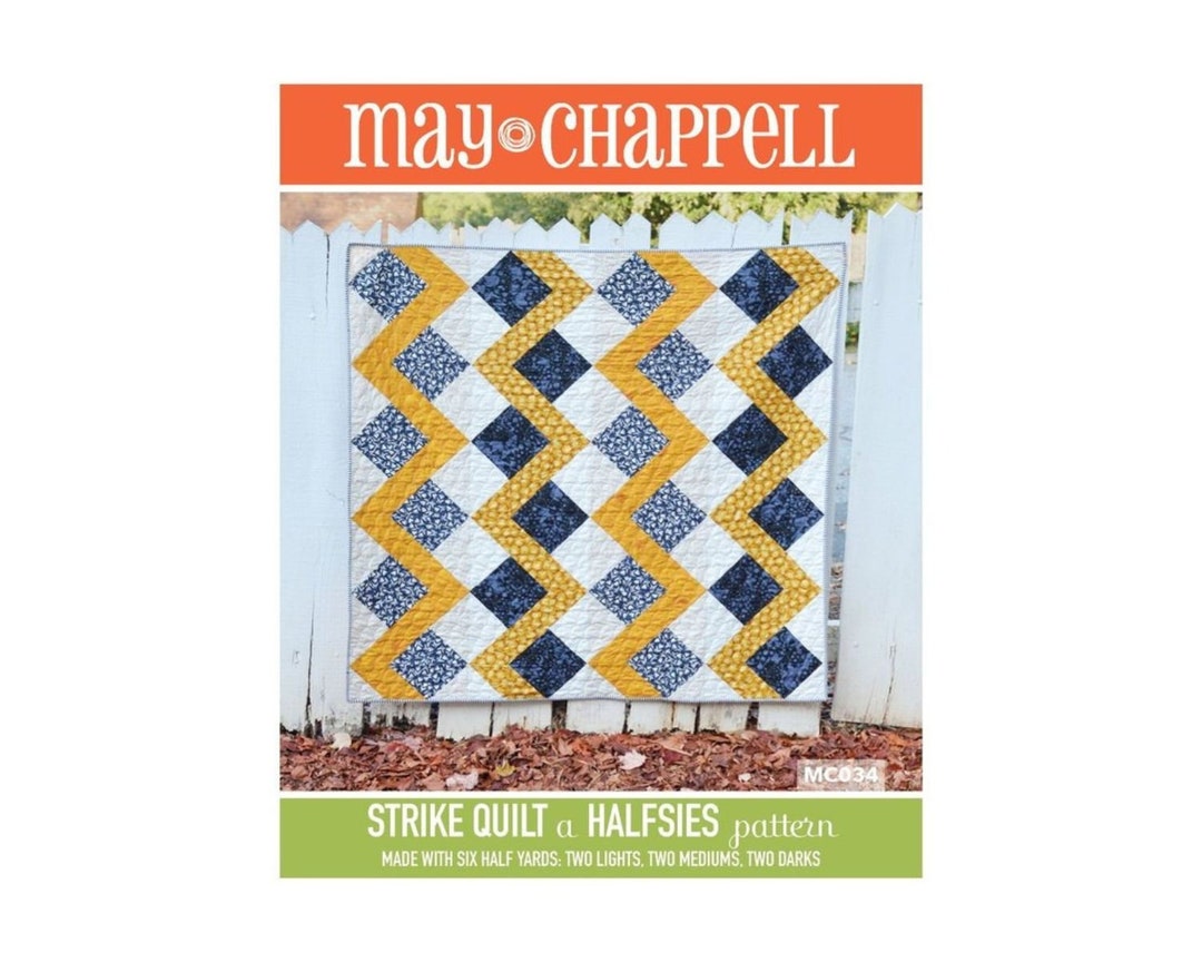 Halfsies Strike Quilt Pattern - by May Chappell MC034 - Etsy