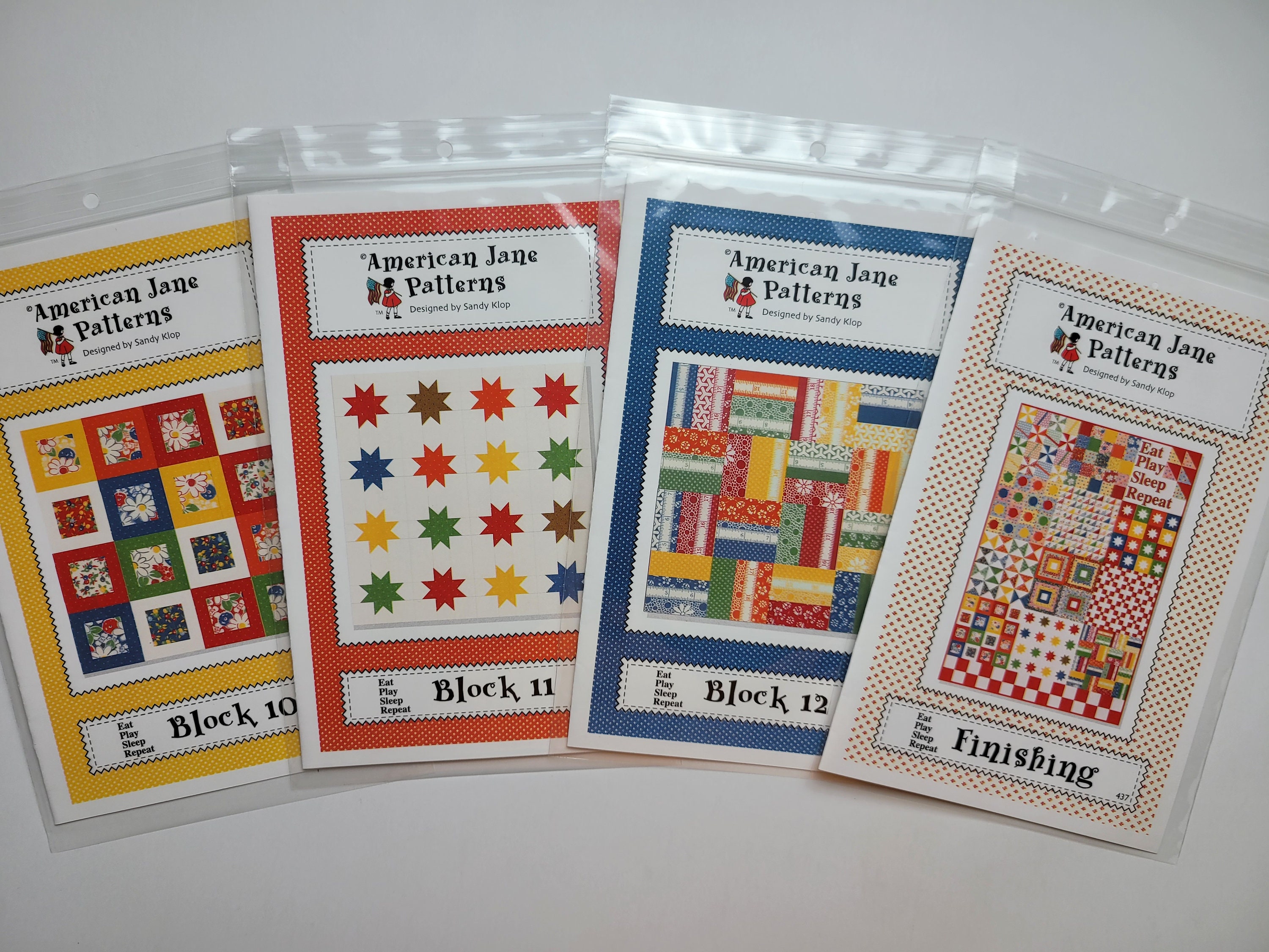 Eat Play Sleep Repeat Quilt Pattern 12 Individual Packaged | Etsy