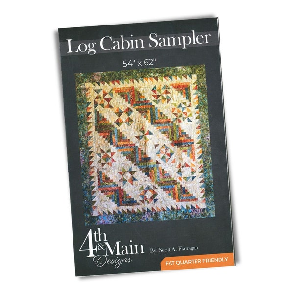 Log Cabin Sampler Quilt Pattern - Etsy