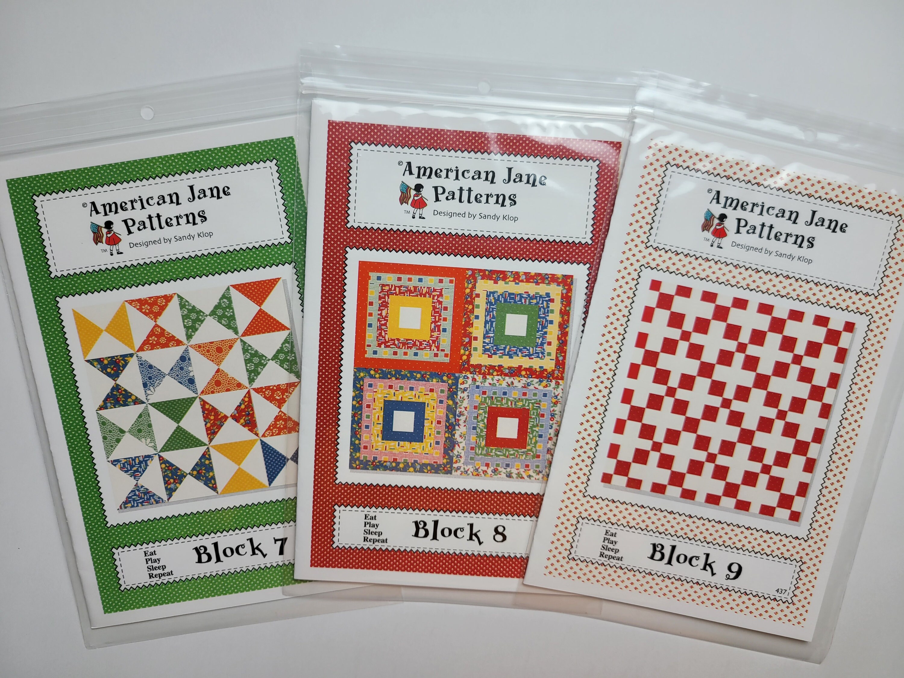 Eat Play Sleep Repeat Quilt Pattern 12 Individual Packaged | Etsy