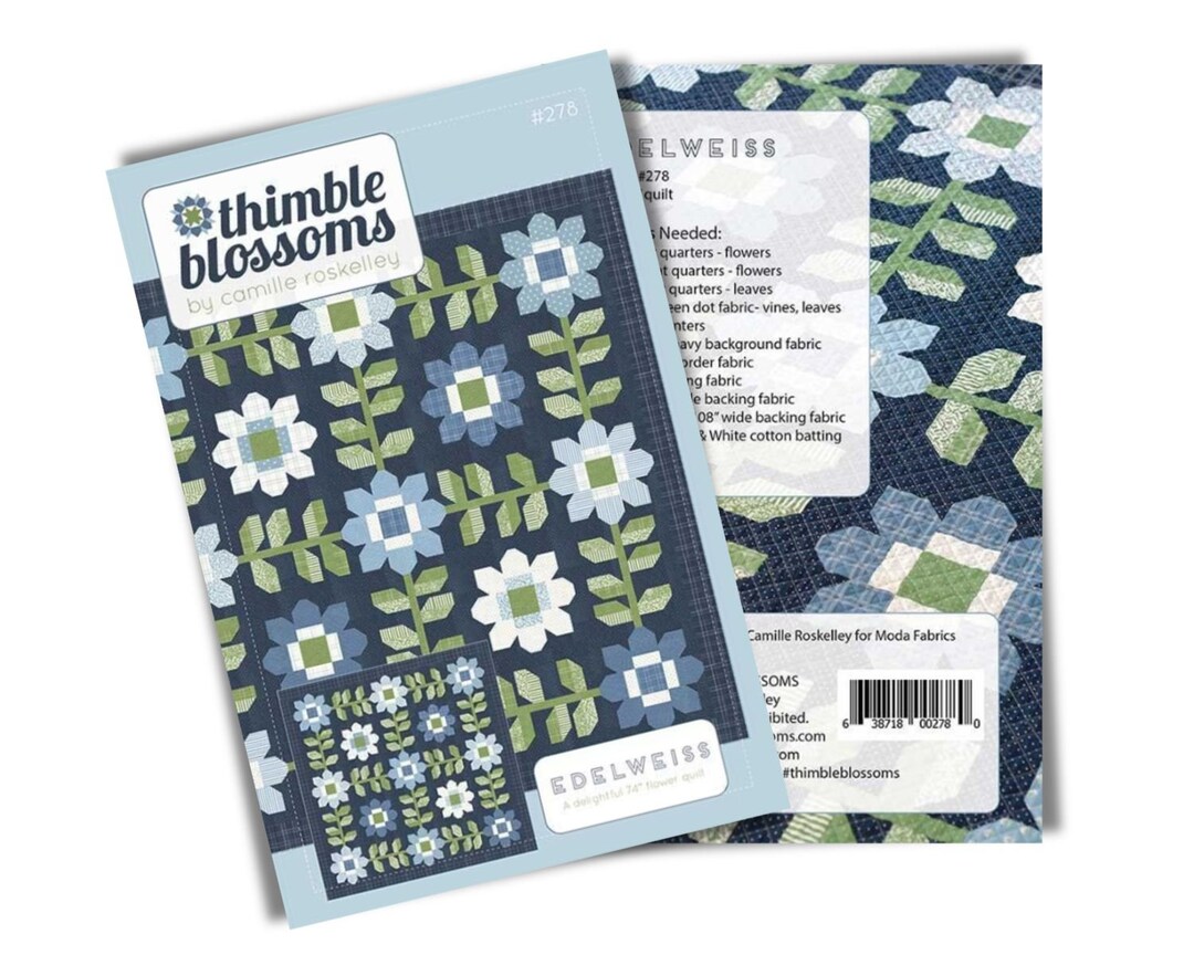 Edelweiss Quilt Pattern - Thimble Blossoms TB 278 - Etsy