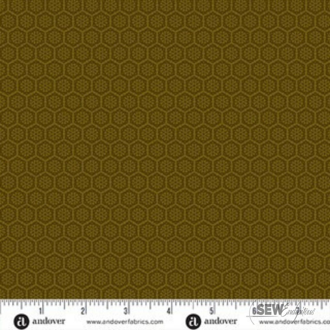 Moody Hues | Nancy Rink for Andover Fabrics | Lacey Spice A-10015-G - Etsy