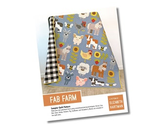 Fab Farm Quilt Pattern EH 069 Patterns by Elizabeth Hartman - Etsy