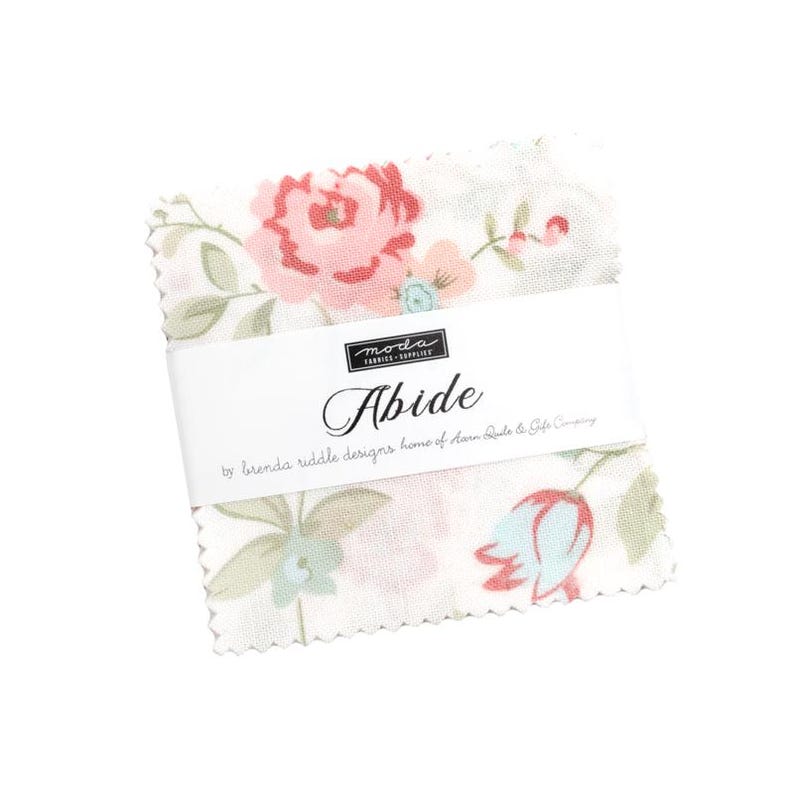 Abide | Brenda Riddle Designs for Moda Fabrics | Mini Charm | 18790MC ...