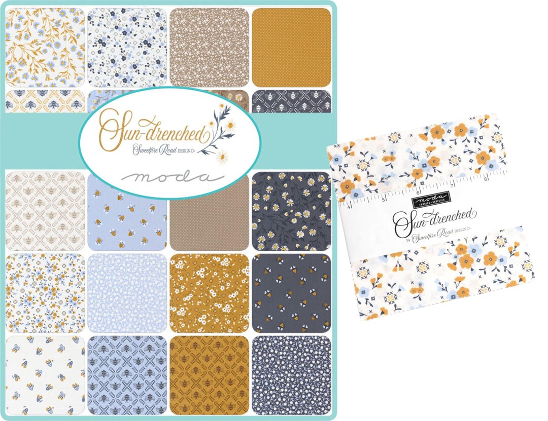 Sun Drenched - Charm Pack 43200PP Moda Precuts - Etsy
