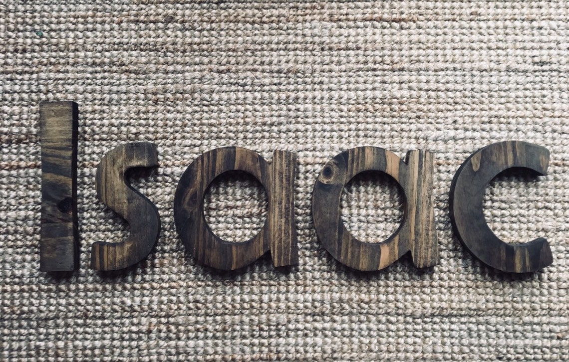 Wooden Letters // Wooden Name Sign - Etsy