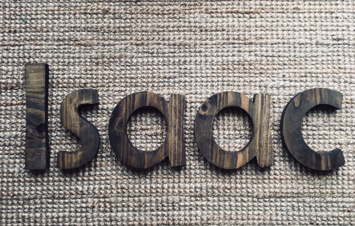 Wooden Letters // Wooden Name Sign - Etsy