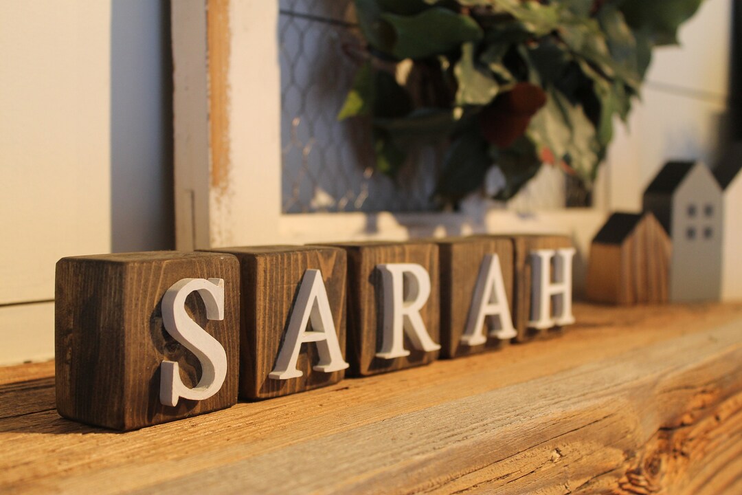 Letter Block Set - Etsy