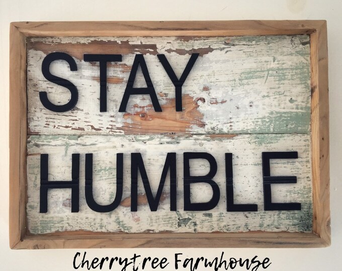 Humble Sign - Etsy Canada