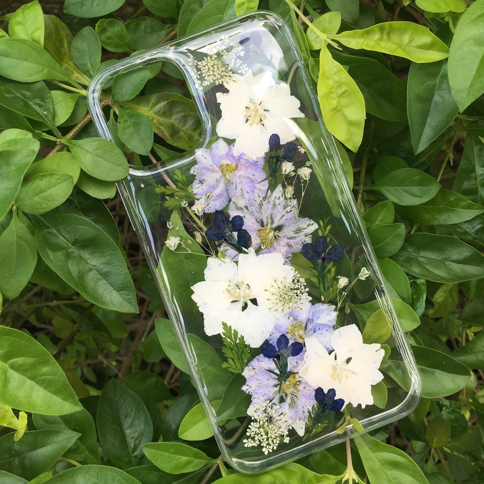 Pressed Flower Phone Casereal Flower Phone Caseiphone 7 8 - Etsy