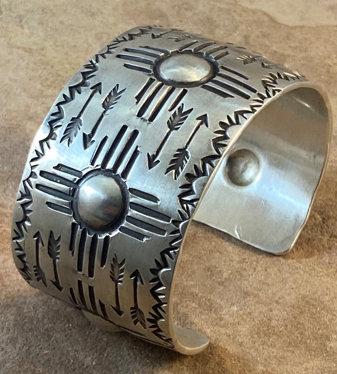Ronnie Willie Navajo Sterling Silver Cuff Bracelet - Etsy